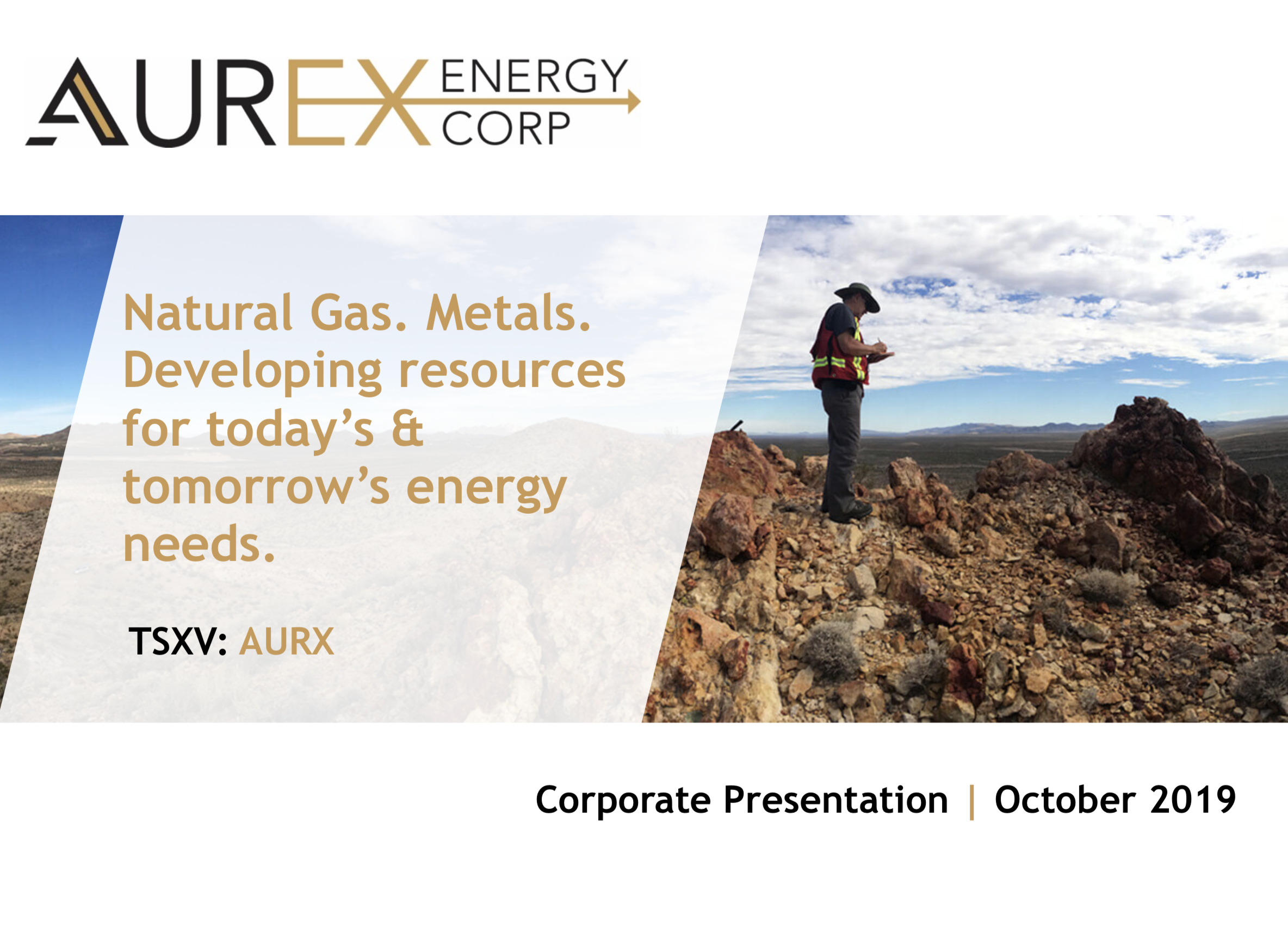Aurex Energy Corp - TSX Venture: AURX